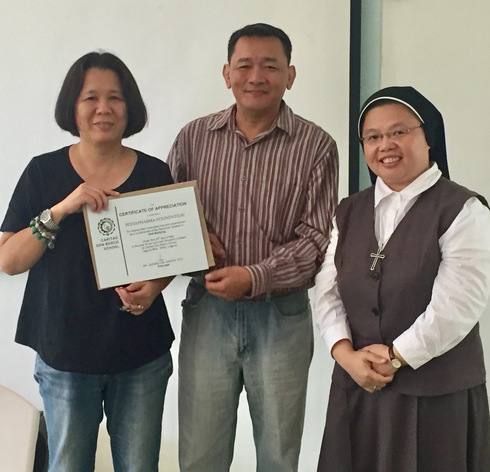 Caritas Don Bosco Laguna - Pediapharma Inc.